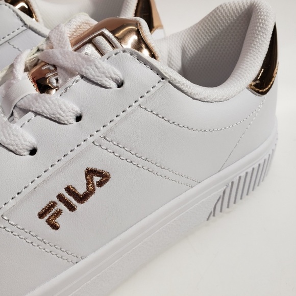 Fila | Shoes | Fila Platform Sneakers With Rose Gold Accents | Poshmark